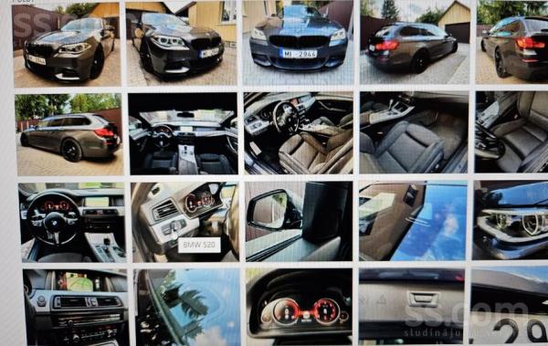 Pelēks BMW 520 2015 Rīga, ar dzinēja tilpumu 2.00 L un nobraukumu 295 tūkst. km par 12000 €, foto 9 vietnē AUTOMOTO.COM.LV