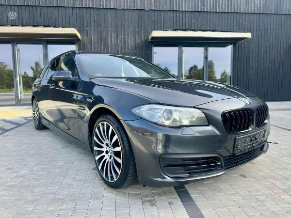 Pelēks BMW 520 2015 Šauļi, ar dzinēja tilpumu 2.00 L un nobraukumu 253 tūkst. km par 10400 €, foto 1 vietnē AUTOMOTO.COM.LV