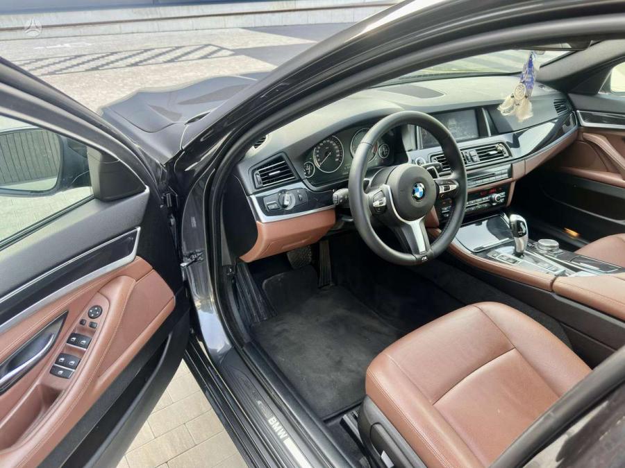 Pelēks BMW 520 2015 Šauļi, ar dzinēja tilpumu 2.00 L un nobraukumu 253 tūkst. km par 10400 €, foto 15 vietnē AUTOMOTO.COM.LV