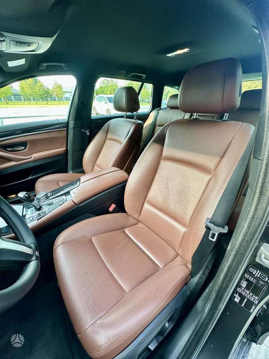 Pelēks BMW 520 2015 Šauļi, ar dzinēja tilpumu 2.00 L un nobraukumu 253 tūkst. km par 10400 €, foto 17 vietnē AUTOMOTO.COM.LV