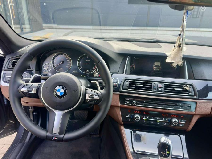 Pelēks BMW 520 2015 Šauļi, ar dzinēja tilpumu 2.00 L un nobraukumu 253 tūkst. km par 10400 €, foto 18 vietnē AUTOMOTO.COM.LV