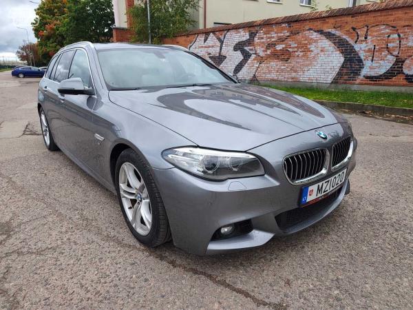 Grey BMW 520 2015 in Siauliai, with an engine capacity of 2.00 L and mileage of 277 thousand km for 10900 €, photo 4 on AUTOMOTO.COM.LV