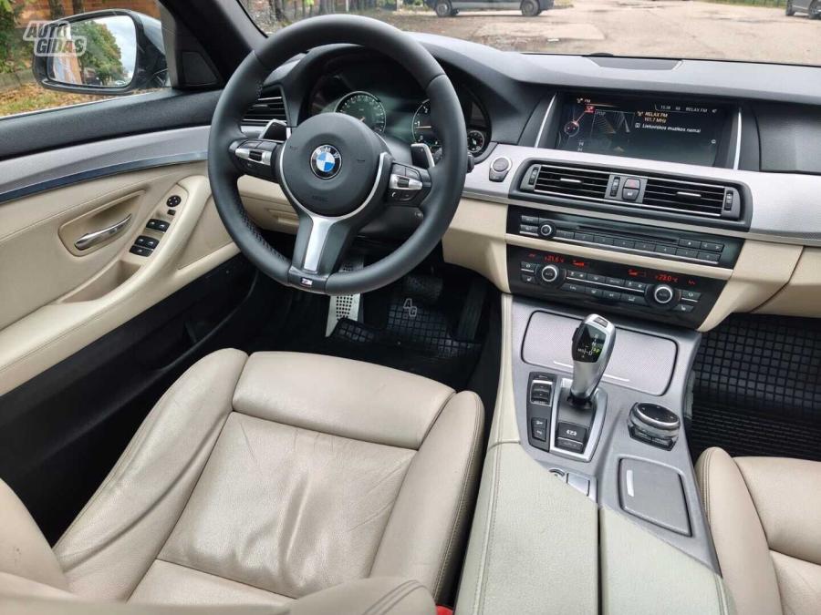 Grey BMW 520 2015 in Siauliai, with an engine capacity of 2.00 L and mileage of 277 thousand km for 10900 €, photo 11 on AUTOMOTO.COM.LV