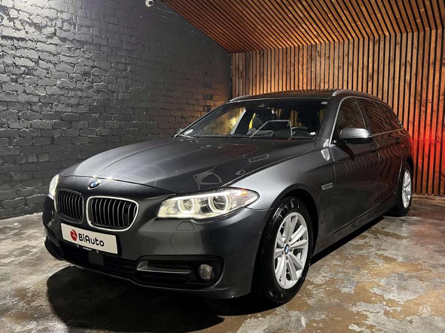 Pelēks BMW 520 2016 Utena, ar dzinēja tilpumu 2.00 L un nobraukumu 306 tūkst. km par 13650 €, foto 5 vietnē AUTOMOTO.COM.LV