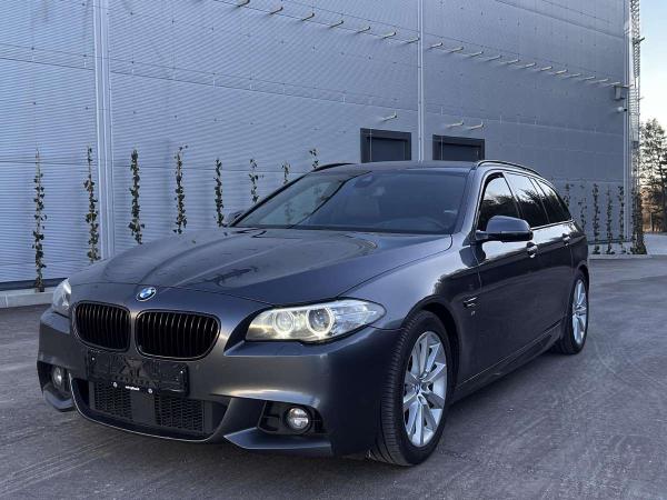 Grey BMW 520 2016 in Utena, with an engine capacity of 2.00 L and mileage of 250 thousand km for 12650 €, photo 1 on AUTOMOTO.COM.LV