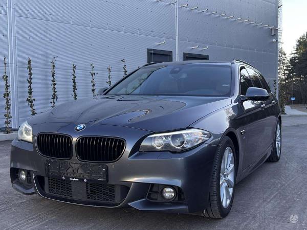 Grey BMW 520 2016 in Utena, with an engine capacity of 2.00 L and mileage of 250 thousand km for 12650 €, photo 2 on AUTOMOTO.COM.LV