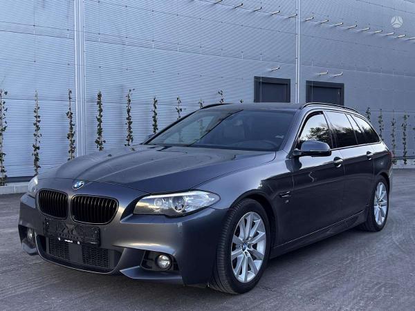 Grey BMW 520 2016 in Utena, with an engine capacity of 2.00 L and mileage of 250 thousand km for 12650 €, photo 3 on AUTOMOTO.COM.LV