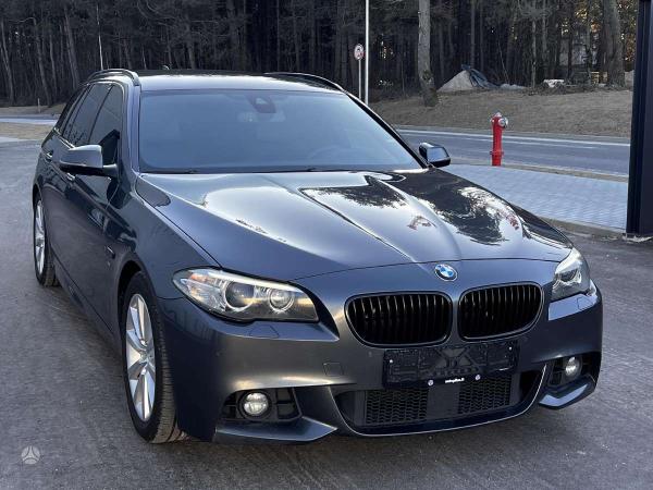 Grey BMW 520 2016 in Utena, with an engine capacity of 2.00 L and mileage of 250 thousand km for 12650 €, photo 8 on AUTOMOTO.COM.LV