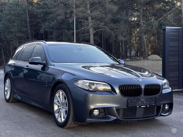Grey BMW 520 2016 in Utena, with an engine capacity of 2.00 L and mileage of 250 thousand km for 12650 €, photo 9 on AUTOMOTO.COM.LV