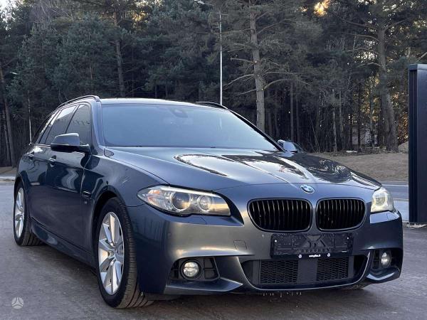 Grey BMW 520 2016 in Utena, with an engine capacity of 2.00 L and mileage of 250 thousand km for 12650 €, photo 10 on AUTOMOTO.COM.LV