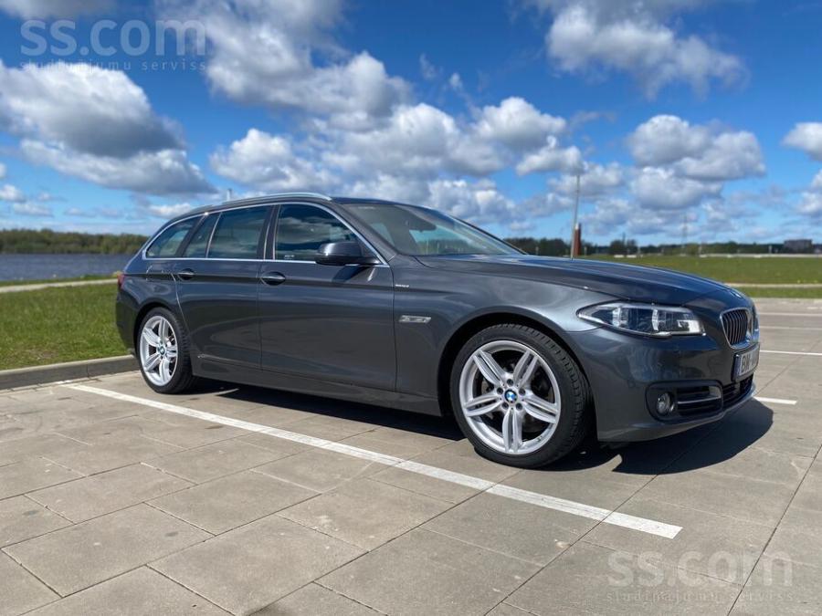 Grey BMW 520 2016 in Ogre, with an engine capacity of 2.00 L and mileage of 148 thousand km for 17900 €, photo 3 on AUTOMOTO.COM.LV