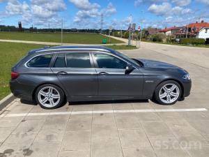 Grey BMW 520 2016 in Ogre, with an engine capacity of 2.00 L and mileage of 148 thousand km for 17900 €, photo 4 on AUTOMOTO.COM.LV