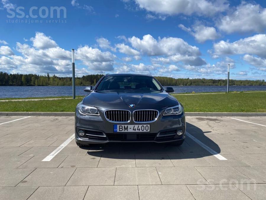 Grey BMW 520 2016 in Ogre, with an engine capacity of 2.00 L and mileage of 148 thousand km for 17900 €, photo 6 on AUTOMOTO.COM.LV