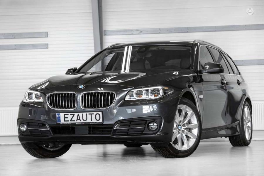 Pelēks BMW 520 2016 Tukums, ar dzinēja tilpumu 2.00 L un nobraukumu 147 tūkst. km par 13990 €, foto 1 vietnē AUTOMOTO.COM.LV
