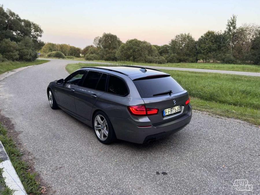 Grey BMW 520 2016 in Vilnius, with an engine capacity of 2.00 L and mileage of 250 thousand km for 13999 €, photo 2 on AUTOMOTO.COM.LV