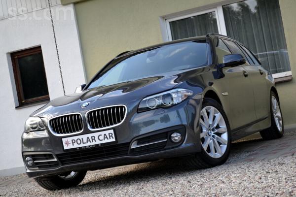 Grey BMW 520 2016 in Tukums, with an engine capacity of 2.00 L and mileage of 234 thousand km for 14990 €, photo 1 on AUTOMOTO.COM.LV