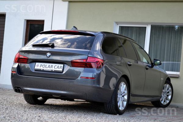 Grey BMW 520 2016 in Tukums, with an engine capacity of 2.00 L and mileage of 234 thousand km for 14990 €, photo 3 on AUTOMOTO.COM.LV