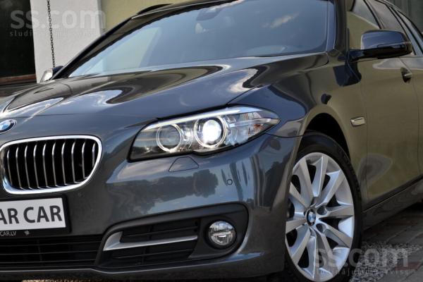 Grey BMW 520 2016 in Tukums, with an engine capacity of 2.00 L and mileage of 234 thousand km for 14990 €, photo 5 on AUTOMOTO.COM.LV