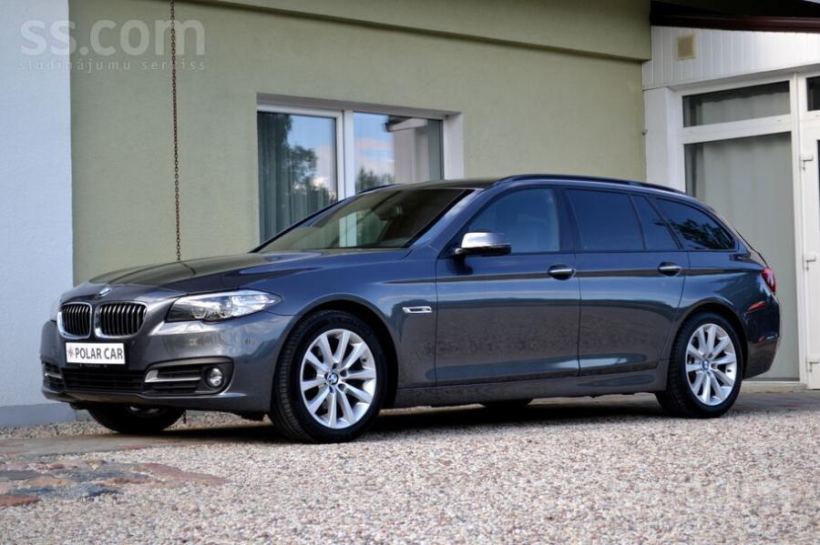 Grey BMW 520 2016 in Tukums, with an engine capacity of 2.00 L and mileage of 234 thousand km for 14990 €, photo 7 on AUTOMOTO.COM.LV