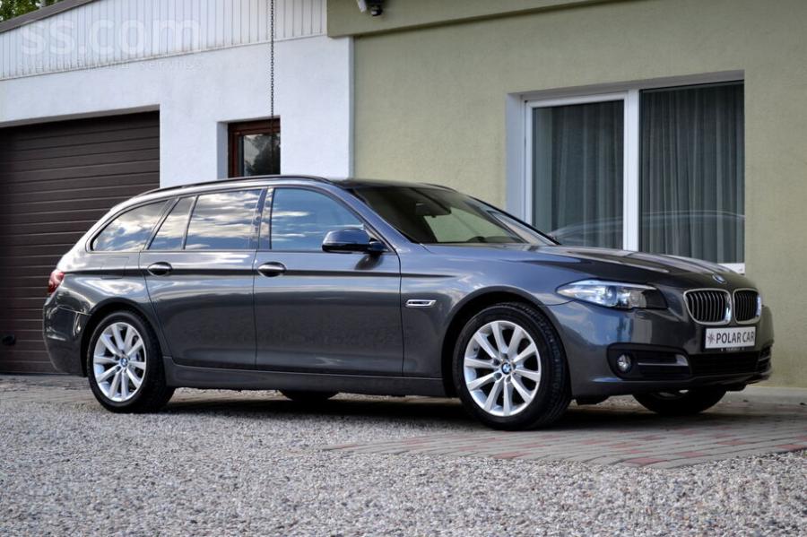 Grey BMW 520 2016 in Tukums, with an engine capacity of 2.00 L and mileage of 234 thousand km for 14990 €, photo 8 on AUTOMOTO.COM.LV