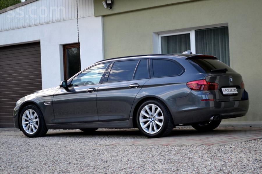 Grey BMW 520 2016 in Tukums, with an engine capacity of 2.00 L and mileage of 234 thousand km for 14990 €, photo 10 on AUTOMOTO.COM.LV