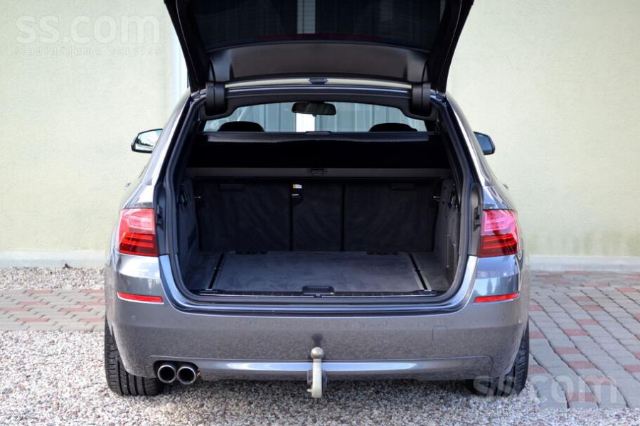 Grey BMW 520 2016 in Tukums, with an engine capacity of 2.00 L and mileage of 234 thousand km for 14990 €, photo 34 on AUTOMOTO.COM.LV