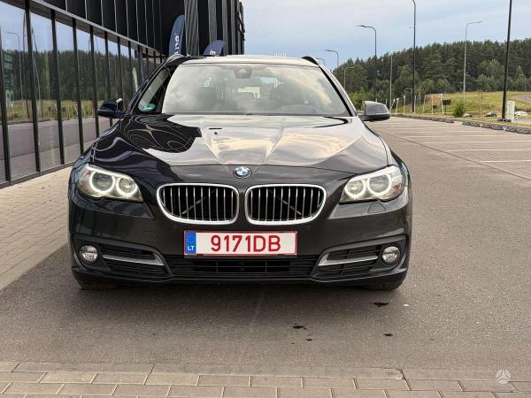 Grey BMW 520 2016 in Vilnius, with an engine capacity of 2.00 L and mileage of 264 thousand km for 11699 €, photo 2 on AUTOMOTO.COM.LV