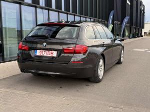 Grey BMW 520 2016 in Vilnius, with an engine capacity of 2.00 L and mileage of 264 thousand km for 11699 €, photo 15 on AUTOMOTO.COM.LV