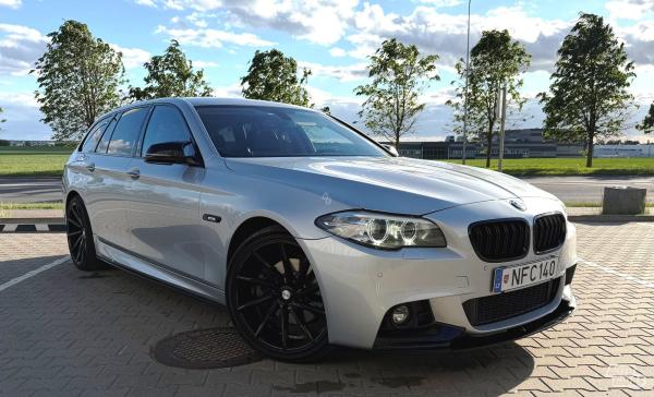 Grey BMW 520 2016 in Panevezys, with an engine capacity of 2.00 L and mileage of 258 thousand km for 12000 €, photo 1 on AUTOMOTO.COM.LV