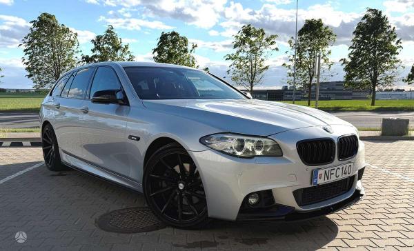 Grey BMW 520 2016 in Panevezys, with an engine capacity of 2.00 L and mileage of 258 thousand km for 12000 €, photo 1 on AUTOMOTO.COM.LV