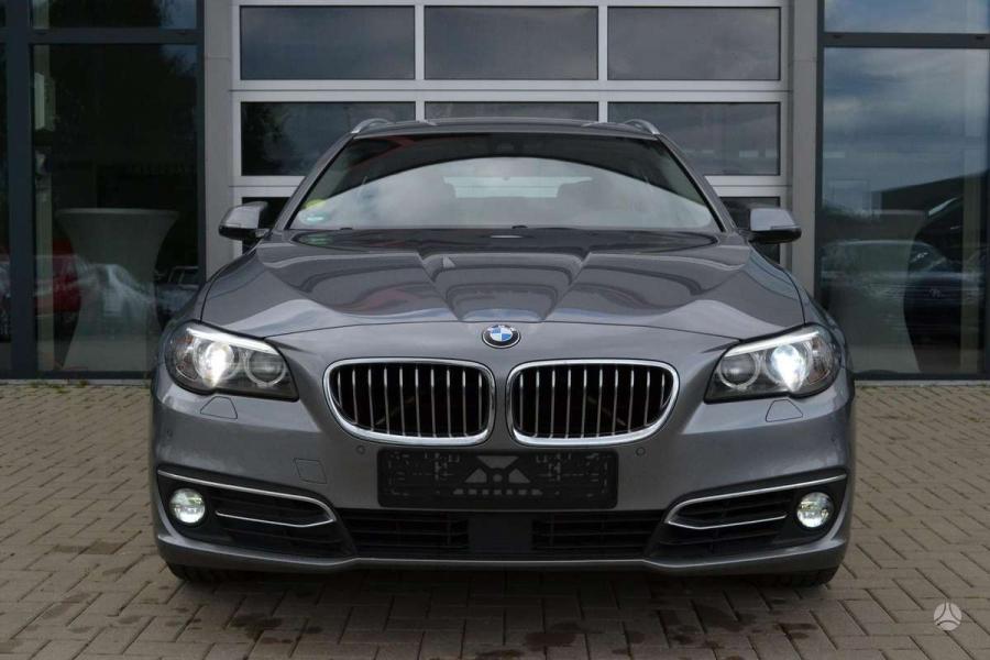 Grey BMW 520 2016 in Vilnius, with an engine capacity of 2.00 L and mileage of 281 thousand km for 12500 €, photo 5 on AUTOMOTO.COM.LV