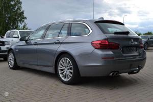 Grey BMW 520 2016 in Vilnius, with an engine capacity of 2.00 L and mileage of 281 thousand km for 12500 €, photo 9 on AUTOMOTO.COM.LV