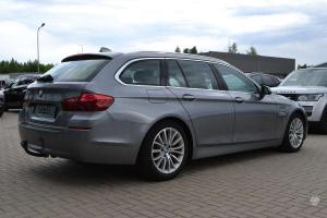 Grey BMW 520 2016 in Vilnius, with an engine capacity of 2.00 L and mileage of 281 thousand km for 12500 €, photo 11 on AUTOMOTO.COM.LV
