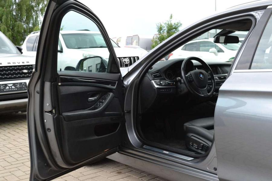 Grey BMW 520 2016 in Vilnius, with an engine capacity of 2.00 L and mileage of 281 thousand km for 12500 €, photo 20 on AUTOMOTO.COM.LV