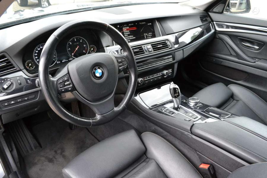 Grey BMW 520 2016 in Vilnius, with an engine capacity of 2.00 L and mileage of 281 thousand km for 12500 €, photo 24 on AUTOMOTO.COM.LV