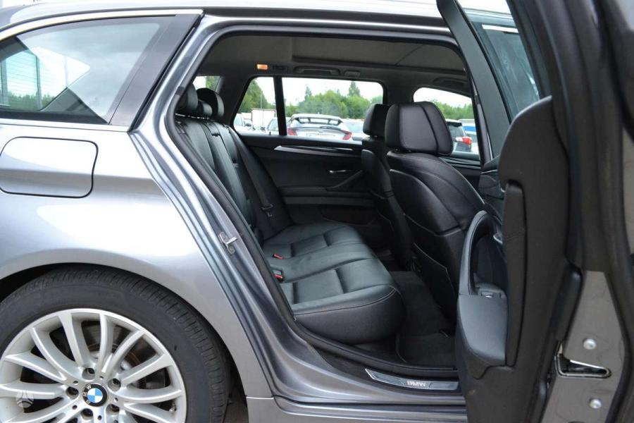 Grey BMW 520 2016 in Vilnius, with an engine capacity of 2.00 L and mileage of 281 thousand km for 12500 €, photo 31 on AUTOMOTO.COM.LV