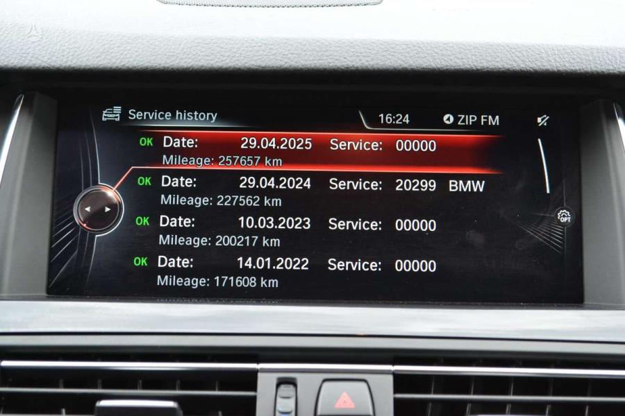 Grey BMW 520 2016 in Vilnius, with an engine capacity of 2.00 L and mileage of 281 thousand km for 12500 €, photo 45 on AUTOMOTO.COM.LV