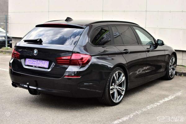 Grey BMW 520 2016 in Kretinga, with an engine capacity of 2.00 L and mileage of 376 thousand km for 11750 €, photo 10 on AUTOMOTO.COM.LV