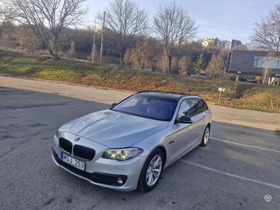 Pelēks BMW 520 2016 Jonava, ar dzinēja tilpumu 2.00 L un nobraukumu 350 tūkst. km par 7999 €, foto 4 vietnē AUTOMOTO.COM.LV