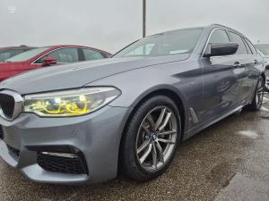 Grey BMW 520 2017 in Utena, with an engine capacity of 2.00 L and mileage of 263 thousand km for 17850 €, photo 5 on AUTOMOTO.COM.LV