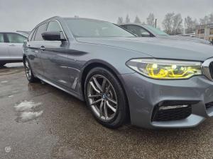 Grey BMW 520 2017 in Utena, with an engine capacity of 2.00 L and mileage of 263 thousand km for 17850 €, photo 6 on AUTOMOTO.COM.LV