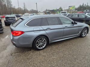 Grey BMW 520 2017 in Utena, with an engine capacity of 2.00 L and mileage of 263 thousand km for 17850 €, photo 10 on AUTOMOTO.COM.LV