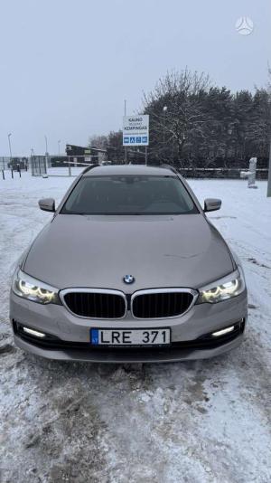 Grey BMW 520 2017 in Kaunas, with an engine capacity of 2.00 L and mileage of 296 thousand km for 17500 €, photo  on AUTOMOTO.COM.LV