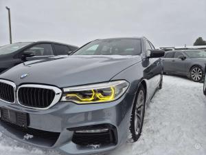 Grey BMW 520 2017 in Utena, with an engine capacity of 2.00 L and mileage of 263 thousand km for 17950 €, photo 9 on AUTOMOTO.COM.LV