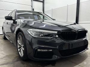 Grey BMW 520 2017 in Utena, with an engine capacity of 2.00 L and mileage of 245 thousand km for 16900 €, photo 3 on AUTOMOTO.COM.LV