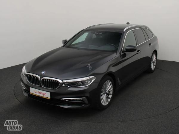 Pelēks BMW 520 2017 Viļņa, ar dzinēja tilpumu 2.00 L un nobraukumu 186 tūkst. km par 18999 €, foto  vietnē AUTOMOTO.COM.LV