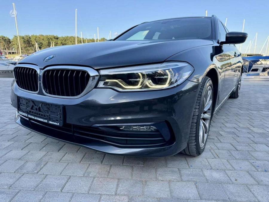 Grey BMW 520 2017 in Kaunas, with an engine capacity of 2.00 L and mileage of 287 thousand km for 17400 €, photo 4 on AUTOMOTO.COM.LV