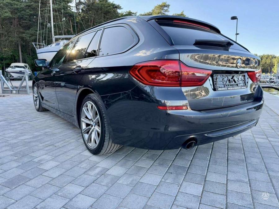 Grey BMW 520 2017 in Kaunas, with an engine capacity of 2.00 L and mileage of 287 thousand km for 17400 €, photo 7 on AUTOMOTO.COM.LV