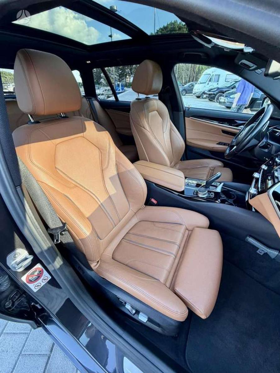 Grey BMW 520 2017 in Kaunas, with an engine capacity of 2.00 L and mileage of 287 thousand km for 17400 €, photo 29 on AUTOMOTO.COM.LV