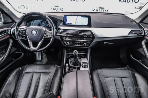 Grey BMW 520 2017 in Riga, with an engine capacity of 2.00 L and mileage of 270 thousand km for 13990 €, photo 7 on AUTOMOTO.COM.LV